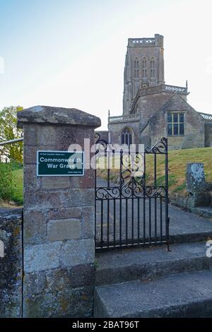 Church of St Mary the Virgin, Batcombe, Somerset, England, UK Stock ...