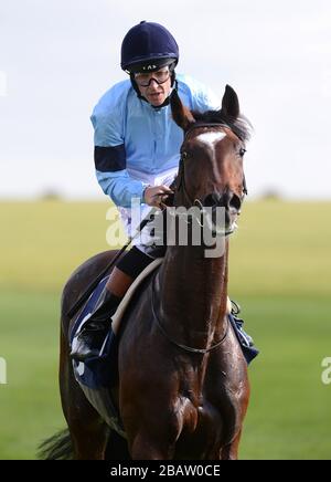 Telescope ridden by Richard Hughes winners of the British Stallion ...