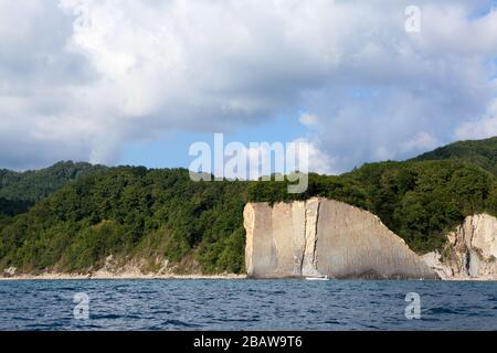Nature Monument Kiseleva Rock in Tuapse, Krasnodar Region, Russia Stock ...