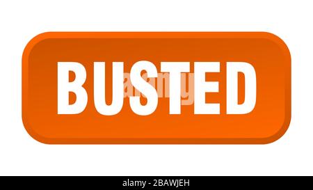 busted button. busted square 3d push button Stock Vector Image & Art - Alamy