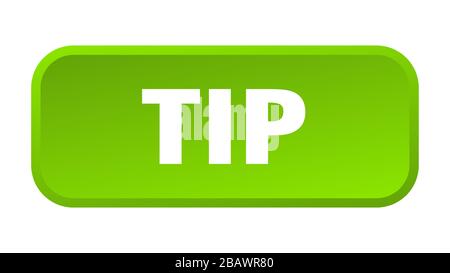 tip button. tip square 3d push button Stock Vector Image & Art - Alamy