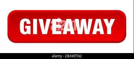 giveaway button. giveaway square 3d push button Stock Vector Image & Art - Alamy