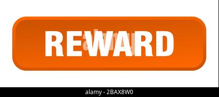 reward orange 3d square isolated speech bubble Stock Vector Image & Art ...