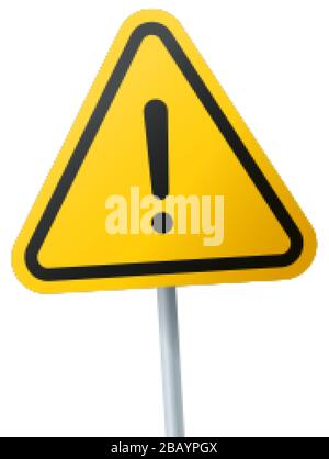 Generic caution Warning sign. Hazard symbols Stock Vector Image & Art ...