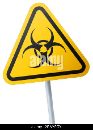 Biohazardous infectious materials symbol, biohazard sign, vector ...