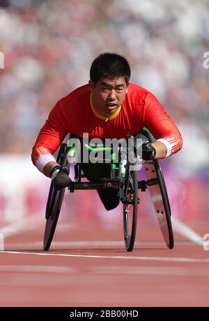 Republic of China's Yufei Zhao during Round 1, Heat 2 of the Men's 100m ...