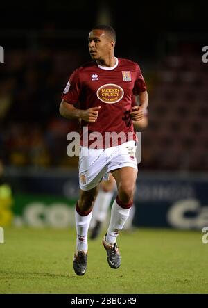 Northampton Town's Joe Widdowson Stock Photo - Alamy