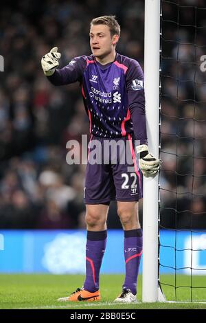 Simon Mignolet, Liverpool goalkeeper Stock Photo - Alamy