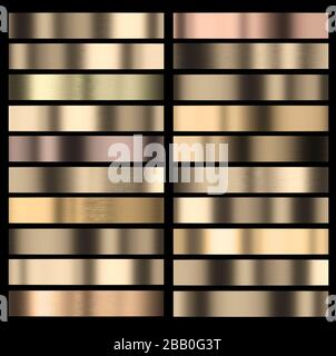 golden texture background set Stock Photo - Alamy