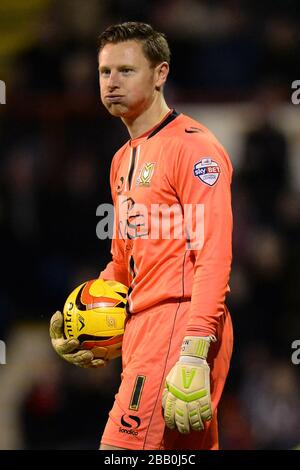 Goalkeeper David Martin, MK Dons Stock Photo - Alamy