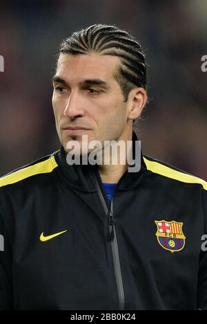 Jose Manuel Pinto, Barcelona goalkeeper Stock Photo - Alamy