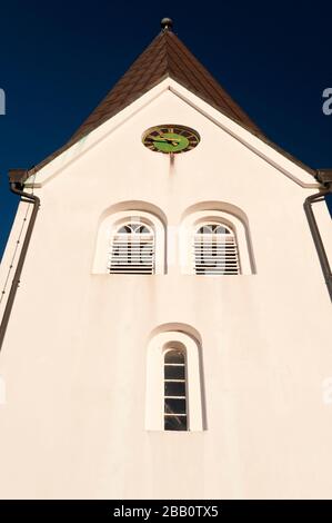 Church of Nebel on Amrum, Germany Stock Photo - Alamy