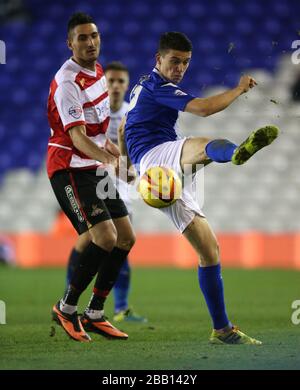 Birmingham City's Federico Macheda (left) and Scott Allan Stock Photo ...
