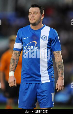 Lee Tomlin, Peterborough United Stock Photo - Alamy