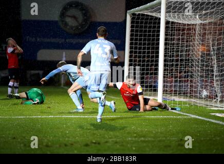 Leeds United's Patrick Bamford reacts during the English FA Cup third ...