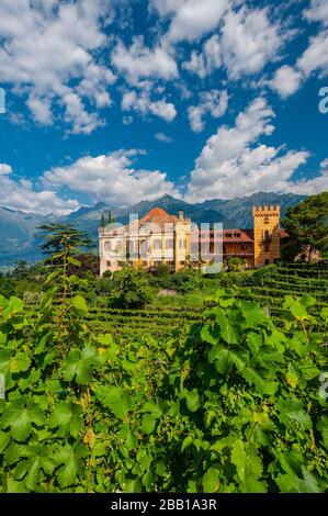 Italy - South Tyrolo - Merano - Maia Alta - Rametz Castle Stock Photo ...
