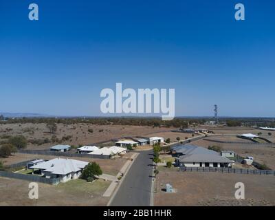 Aerial of Biloela Queensland Australia Stock Photo - Alamy