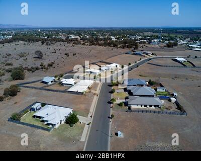 Aerial of Biloela Queensland Australia Stock Photo - Alamy