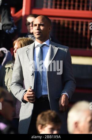 Charlton Athletic chairman Matt Southall, club ambassador Keith Peacock ...