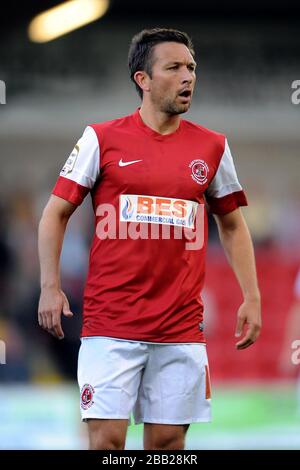 Barry Nicholson, Fleetwood Town Stock Photo - Alamy