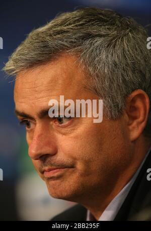 Chelsea manager Jose Mourinho during the Barclays Premier League match ...