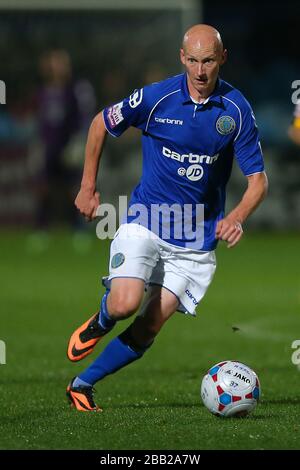 Danny Whitaker, Macclesfield Town Stock Photo - Alamy