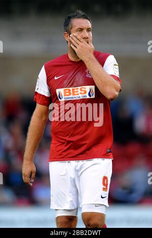 Jon Parkin, Fleetwood Town Stock Photo - Alamy