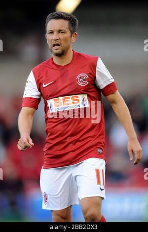 Barry Nicholson, Fleetwood Town Stock Photo - Alamy
