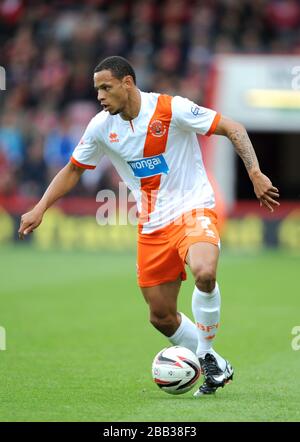 Blackpool's Nathan Tyson Stock Photo - Alamy