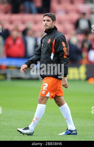 Blackpool's Bradley Orr Stock Photo - Alamy