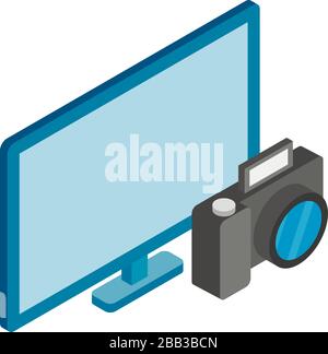 anti glare isometric icon vector illustration Stock Vector Image & Art ...