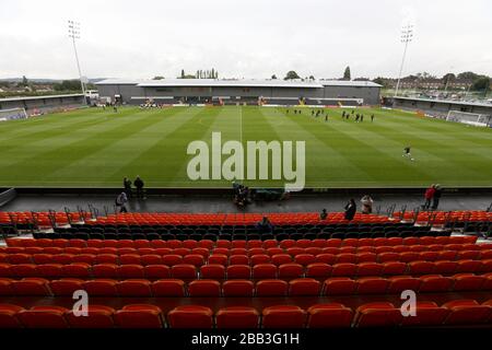 A general view of The Hive Stadium, home of Barnet Stock Photo - Alamy