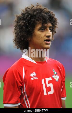 UAE's Omar Abdulrahman Al Amoudi during the Group A match at the City ...