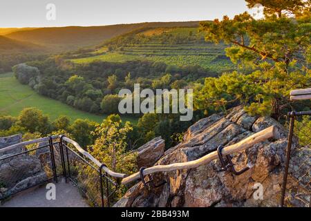 Nine Mills Viewpoint near Hnanice, NP Podyji, Southern Moravia, Czech ...