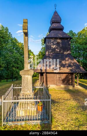 Wooden church in Ruska Bystra, Slovakia Stock Photo - Alamy