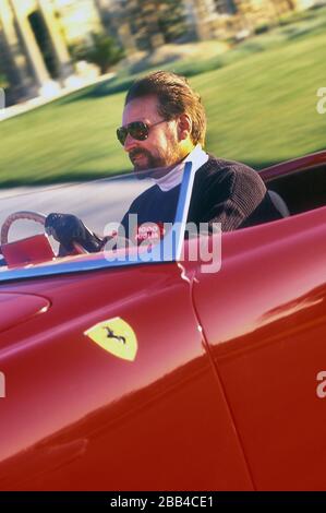 Steve Tillack road testing a Classic Ferrari after work at the Tillack ...