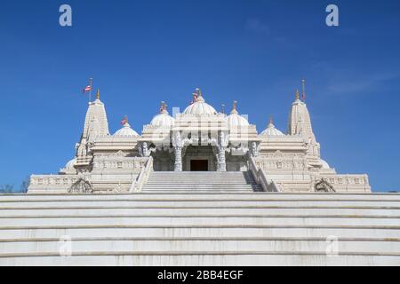 BAPS Shri Swaminarayan Mandir, Atlanta, Georgia, USA Stock Photo - Alamy