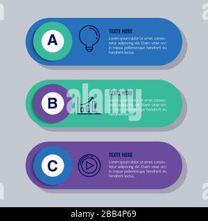 statistical infographic with letters and icons Stock Vector Image & Art ...