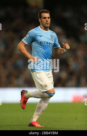 Alvaro Negredo, Manchester City Stock Photo - Alamy
