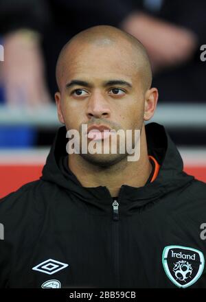 Republic of Ireland goalkeeper Darren Randolph during a training ...