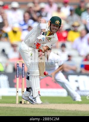 Australia's David Warner plays a shot during the Cricket Twenty20 World ...