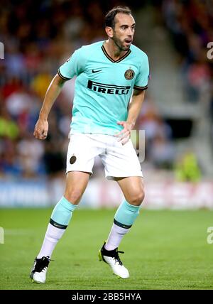 Inter Milan's Diego Godin in action Stock Photo - Alamy