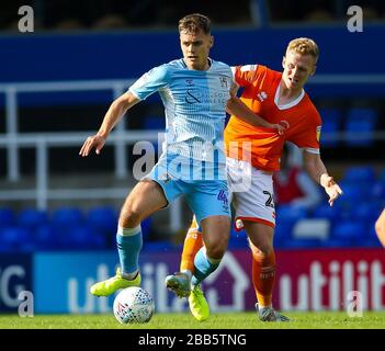 Coventry City's Michael Rose (left) and Wolverhampton Wanderers ...
