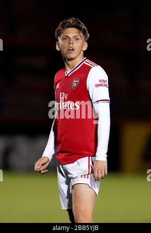 Arsenal U23's Ben Cottrell Stock Photo - Alamy