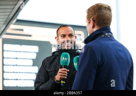 ITV Racing commentator Rishi Persad during day two of The Showcase ...