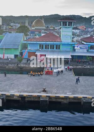 dh Arriving port welcome AMBON MALUKU INDONESIA Ships crew docking ...