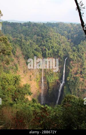 tad fane waterfalls in laos Stock Photo - Alamy