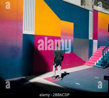 Basketball texture skin Stock Photo - Alamy