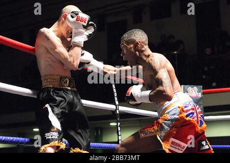 Scott Moises (black shorts) defeats Richard Hines in a Super ...