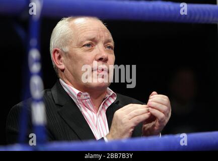 in a boxing contest at York Hall Bethnal Green, promoted by Frank ...